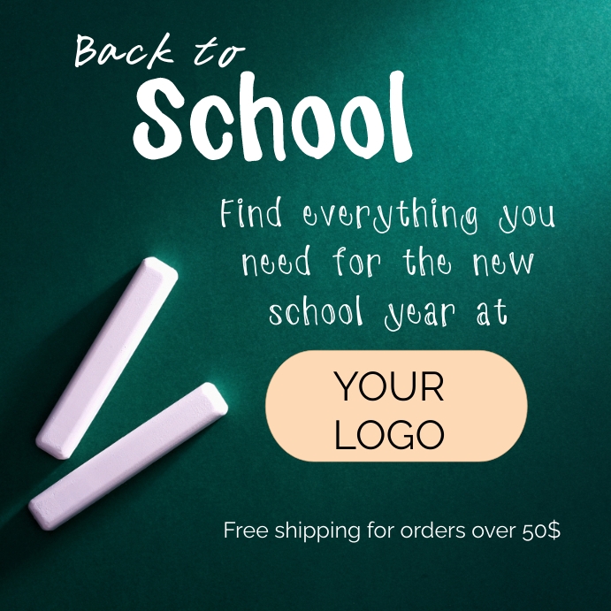 Plantilla de Back to school Instagram post | PosterMyWall