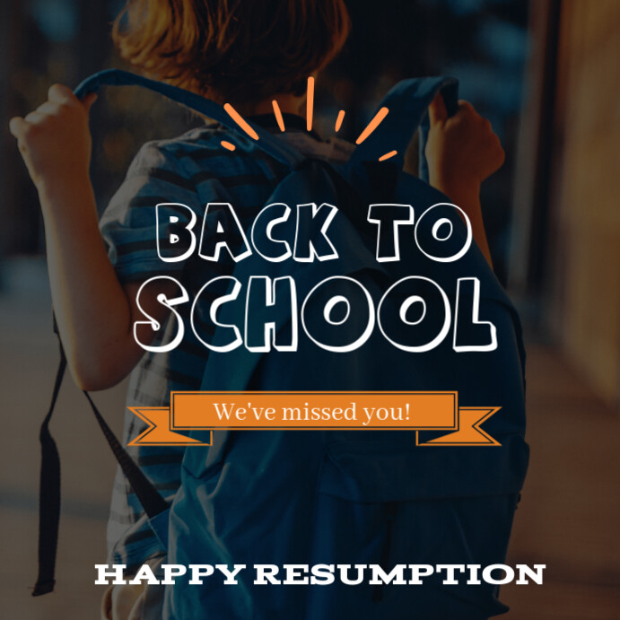 Back To School Instagram Post Template | PosterMyWall