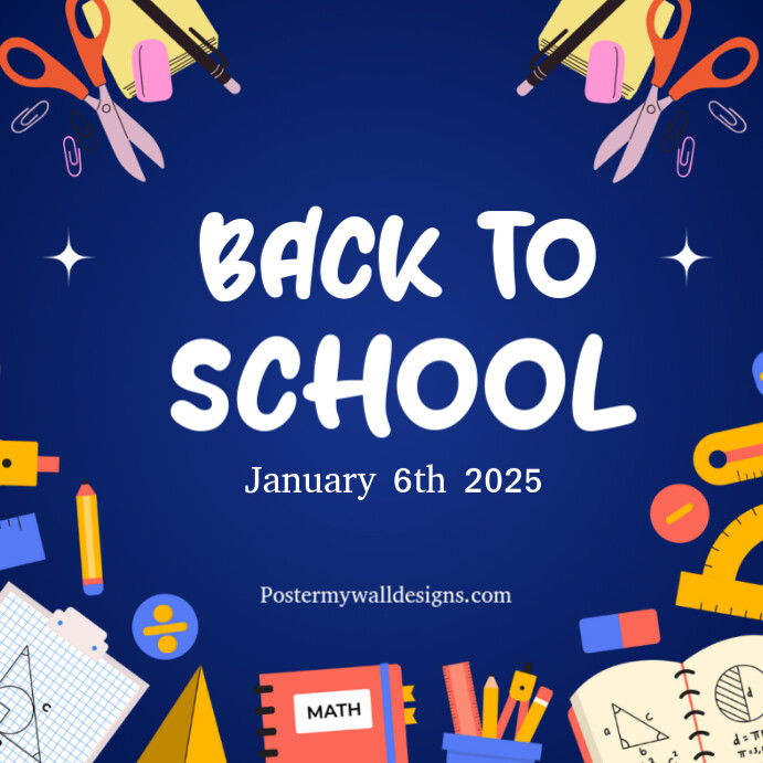 Back To School Instagram Post Template | PosterMyWall