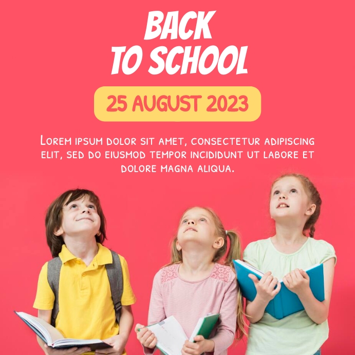 Plantilla de Back to School Instagram Post | PosterMyWall