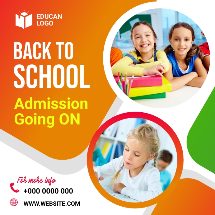 Back to school Instagram post Template | PosterMyWall