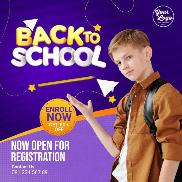 Back To School Instagram Template | PosterMyWall