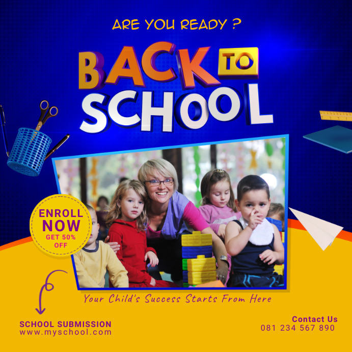 Back To School Instagram Template | PosterMyWall