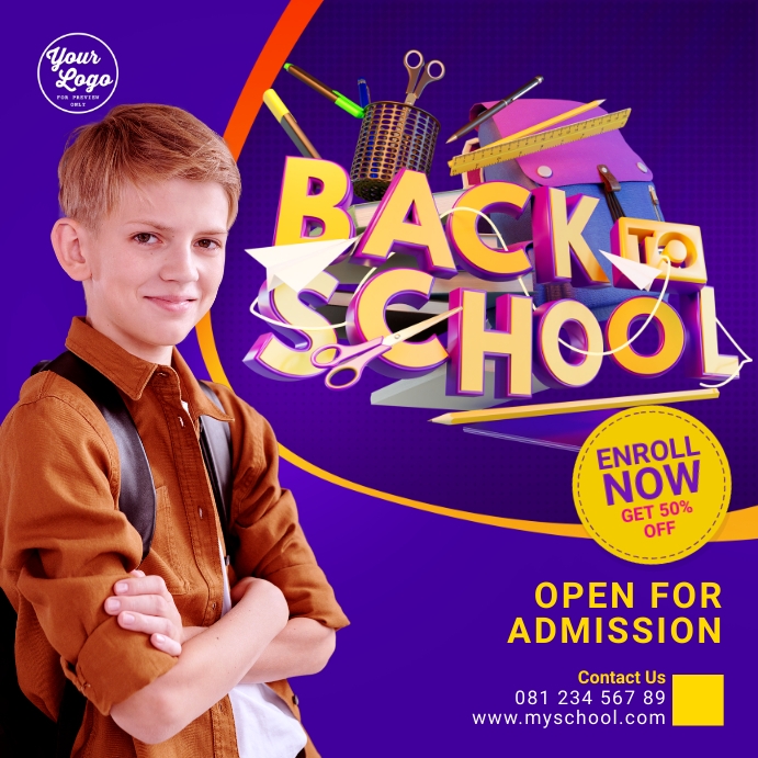 Back To School Instagram Template | PosterMyWall