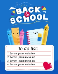 School Notes Template | PosterMyWall
