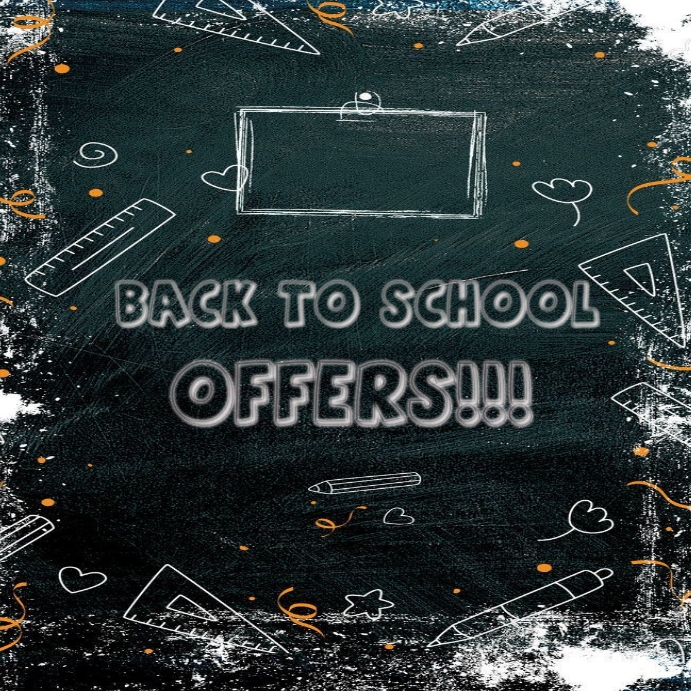 Back to school Offers Template | PosterMyWall