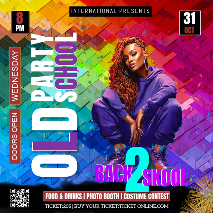 back to school party Template | PosterMyWall