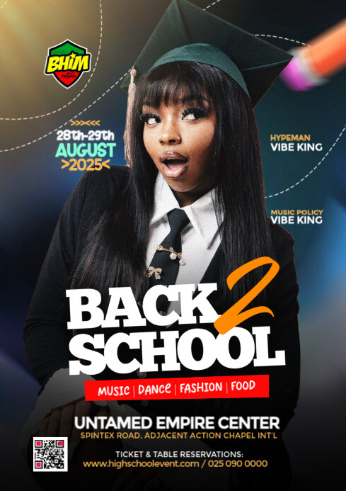 Copy of Back to School Party Design Template | PosterMyWall