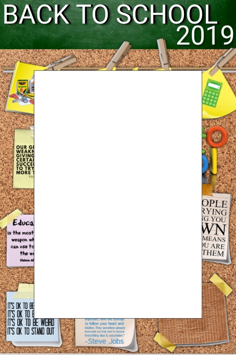 Copy of Back to School Party Prop Frame | PosterMyWall