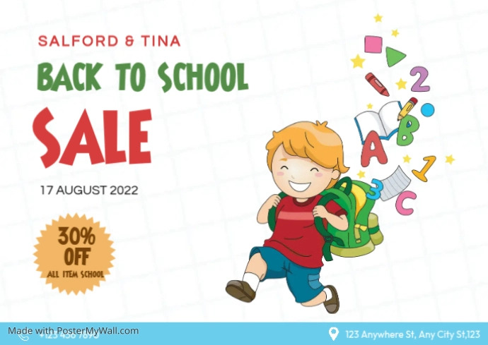 Back To School Postcard Template | PosterMyWall