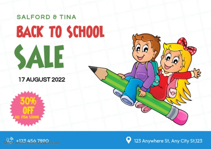 Back To School Postcard Template | PosterMyWall