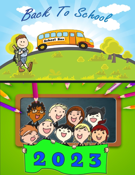 Plantilla de Back to School Poster 2023 | PosterMyWall