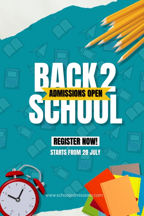 Back to School Poster Template | PosterMyWall