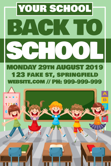 Back To School Poster Template PosterMyWall back-to-school-poster-template-postermywall