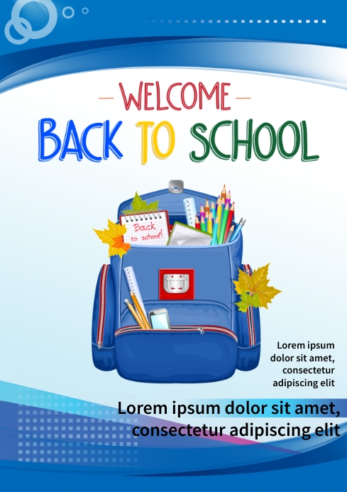 Back to SCHOOL Poster Template | PosterMyWall