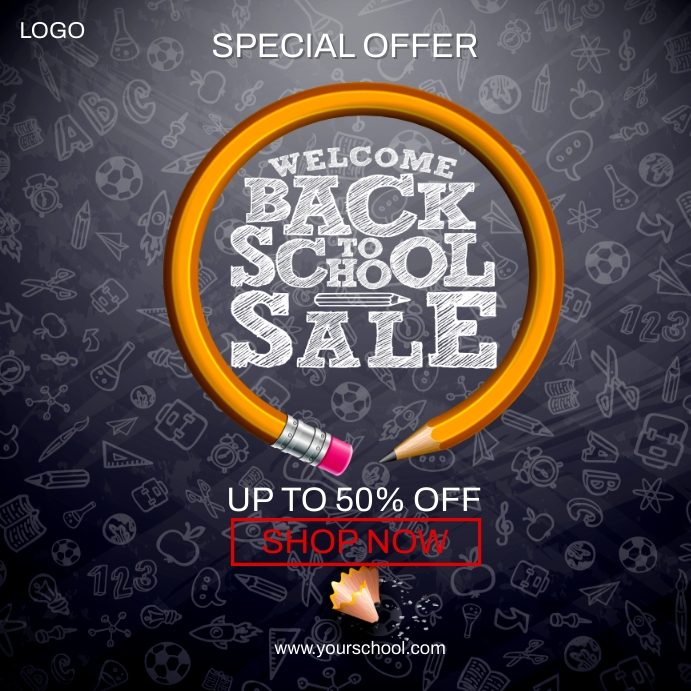 Back to school poster Template | PosterMyWall