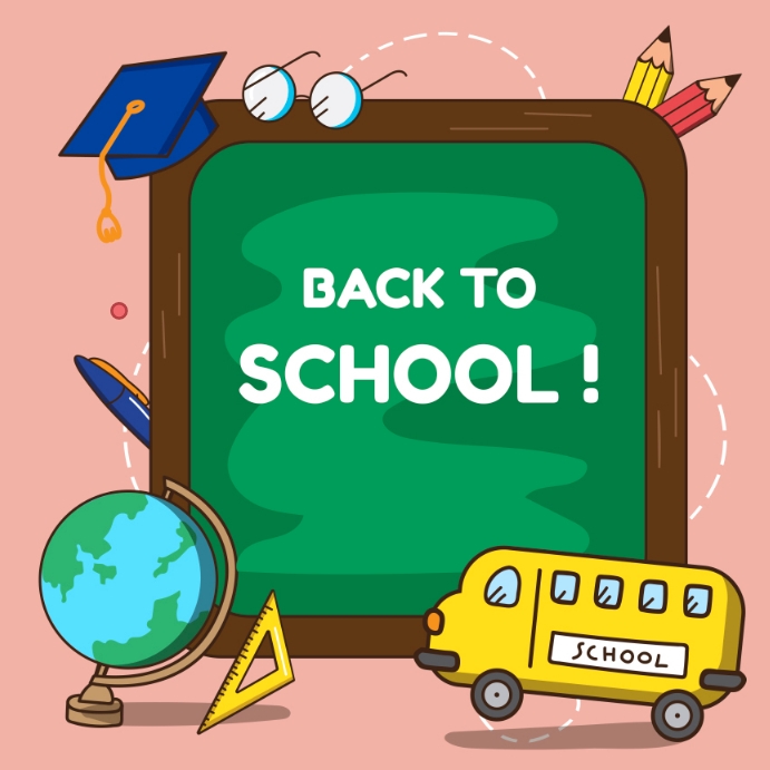 Back to school poster design template | PosterMyWall