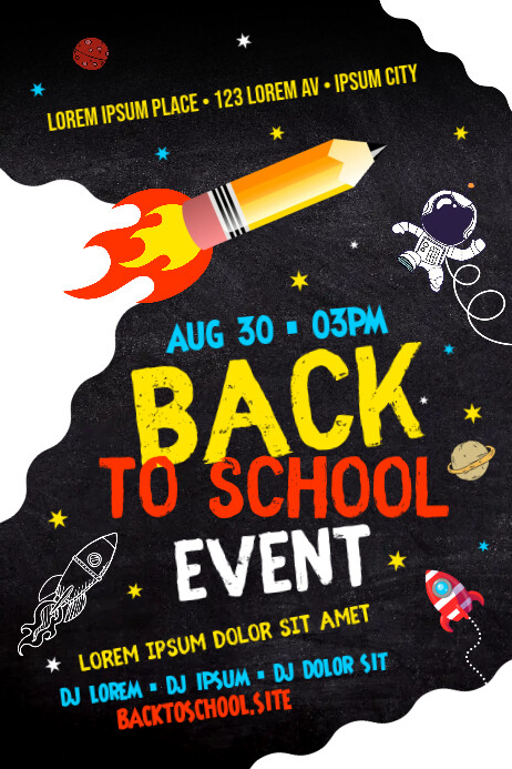BACK TO SCHOOL POSTER Template | PosterMyWall