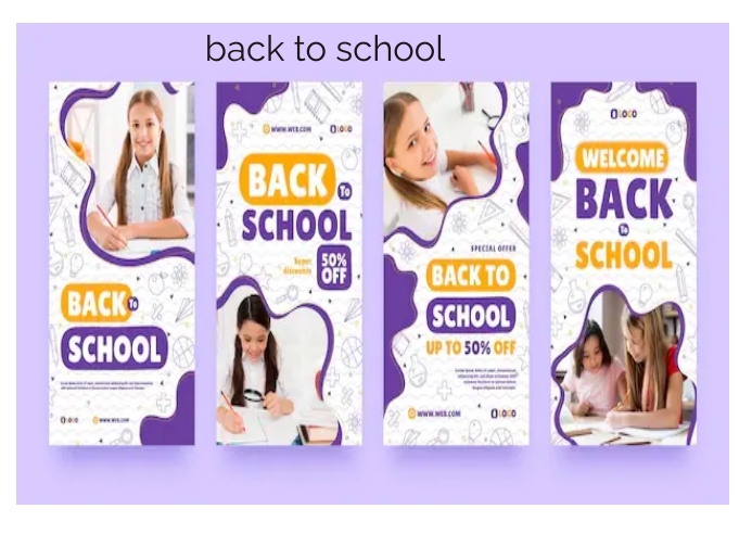 Back to school poster design template | PosterMyWall