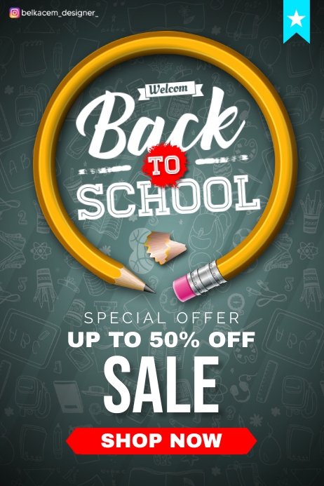 back to school poster Template | PosterMyWall