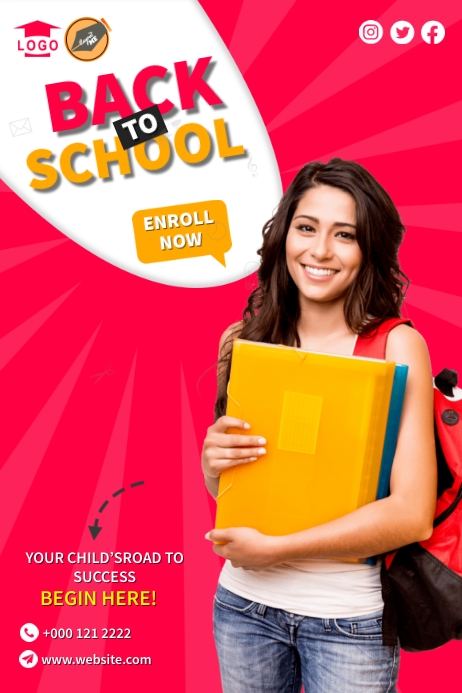 Back to School Poster Template | PosterMyWall