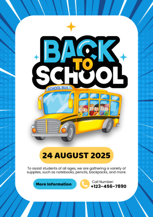 Copy of Back To School Poster | PosterMyWall