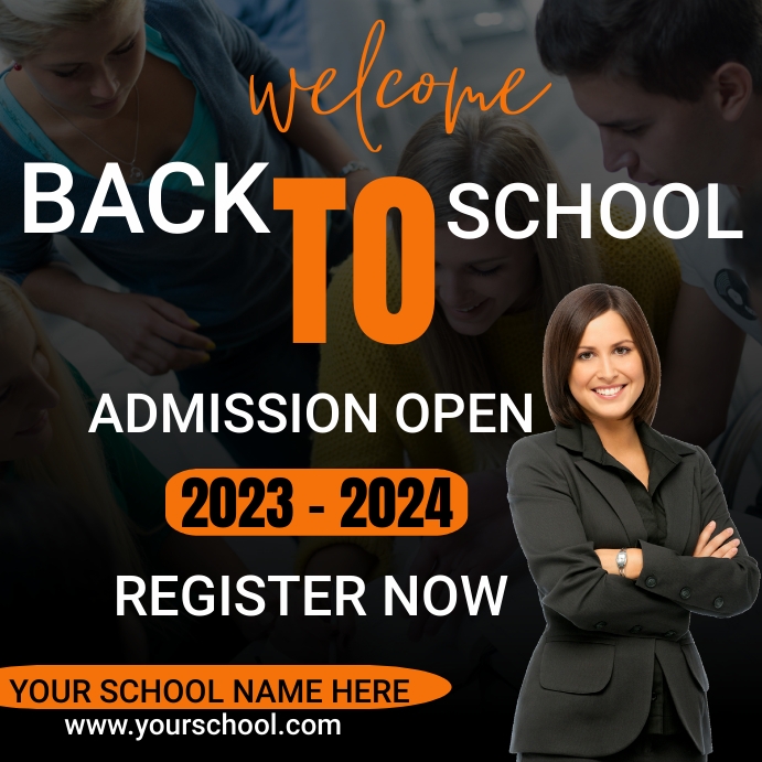 Back to school poster Template | PosterMyWall