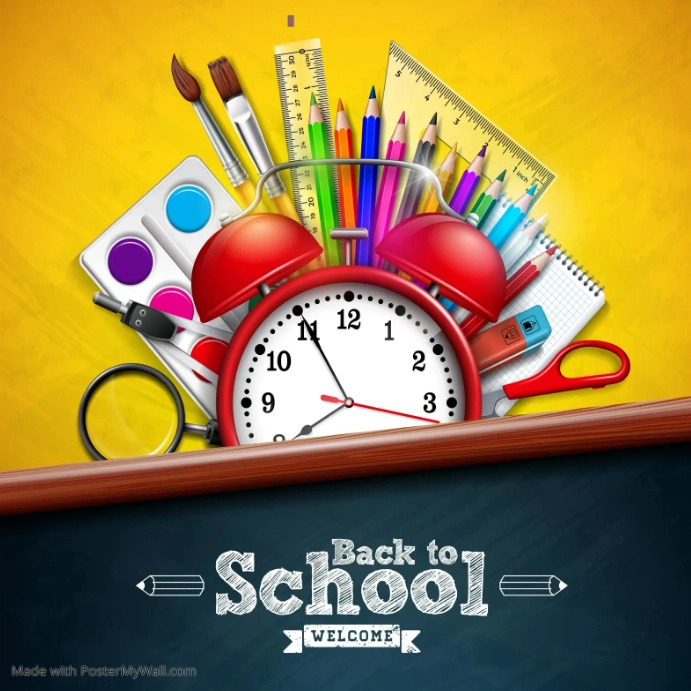 Back to school poster design template | PosterMyWall
