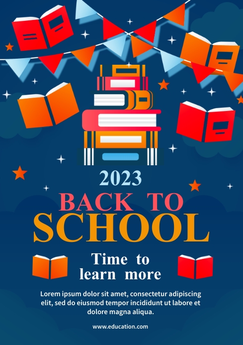 Back To School Poster Template | PosterMyWall