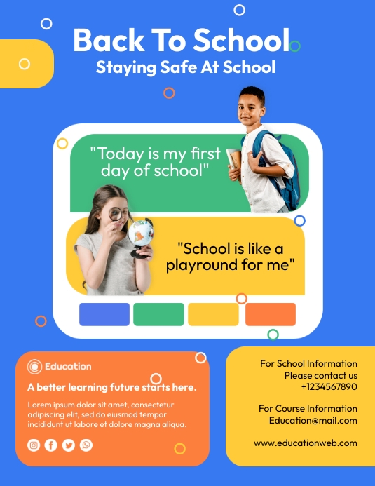Back to School Poster Template | PosterMyWall