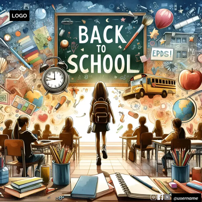 back to school poster Template | PosterMyWall