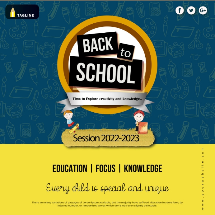 Copy of Back to school poster | PosterMyWall