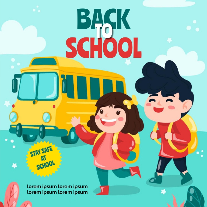 back to school poster template by postermywal | PosterMyWall