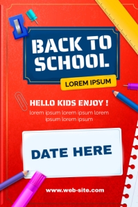 back to school poster template by postermywal | PosterMyWall