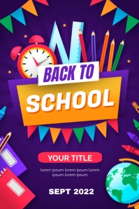 back to school poster template by postermywal | PosterMyWall