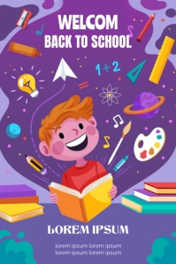 back to school poster template by postermywal | PosterMyWall