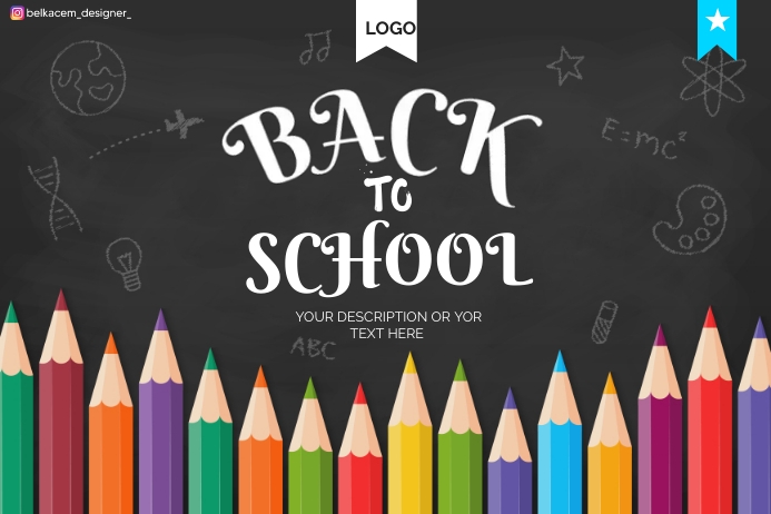 back to school poster template by postermywal | PosterMyWall