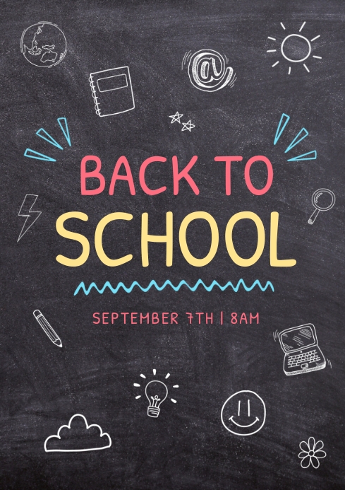 Back To School Poster Template | PosterMyWall