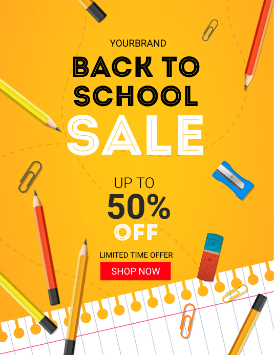 back to school sale Template | PosterMyWall