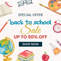 Back To School Special Offer Sale Template | PosterMyWall