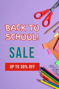 Back to school sale template poster | PosterMyWall