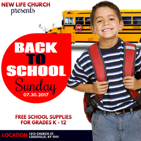 Back To School! Template | PosterMyWall