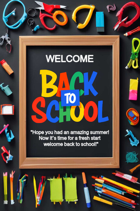 Back to school template 2025 | PosterMyWall