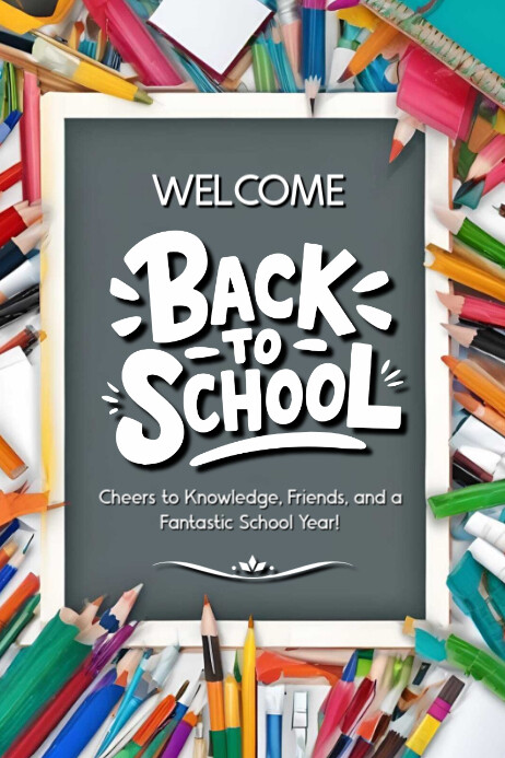 Back to school template 2025 | PosterMyWall