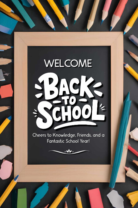 Back to school template 2025 | PosterMyWall