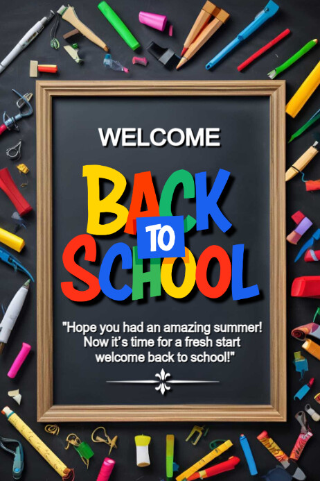 Back to school template 2025 | PosterMyWall