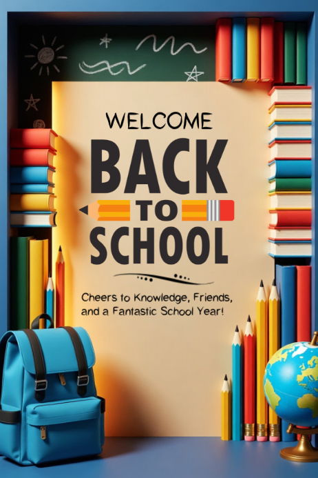 Back to school template 2026 | PosterMyWall