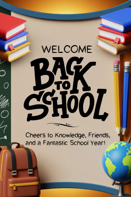 Back to school template 2026 | PosterMyWall