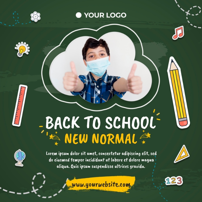Back To School Template | PosterMyWall