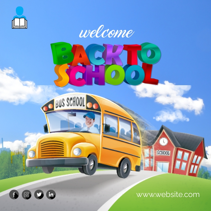 back to school template | PosterMyWall